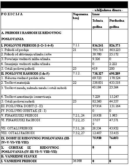 BILANS STANJA I BILANS USPEHA | SEMINARSKI RAD